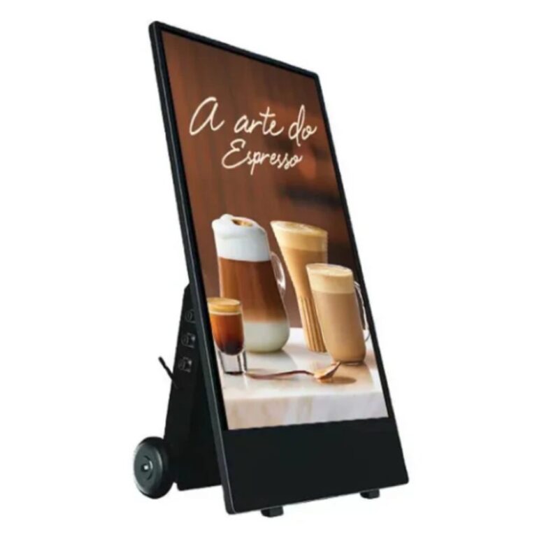 ADisplay Signage 43" Portable IP65 - Lassebruun reklame